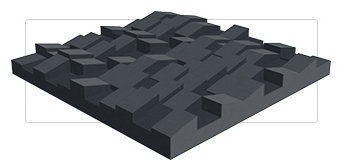 Acoustic Diffusion Tiles 500x500x70mm (Not Foam) – Alpha Audio ...