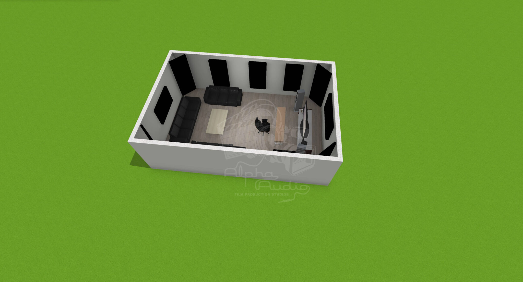 A+ Acoustics Setup Small Room Acoustic Setup – Alpha Audio Productions ...